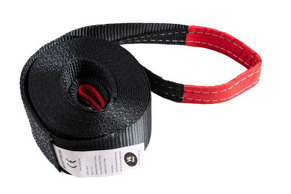 Tow Strap 30ft 3" Recovery Rescue 6.5T 14000 LB Winch Heavy Duty 3x30 ...