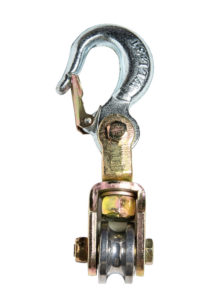 Pulley Block Swivel Hoist Wire cable Rope 3 Ton Eye Hook Snatch Block ...
