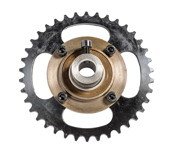 Sprocket drive gear chain wheel #420 38T 4 hole w Free ratchet Hub 1 ...