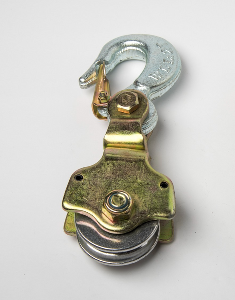 4xWire Rope Pulley Block 2Ton Swivel Eye Hoist Hook Snatch Block Sheiv ...