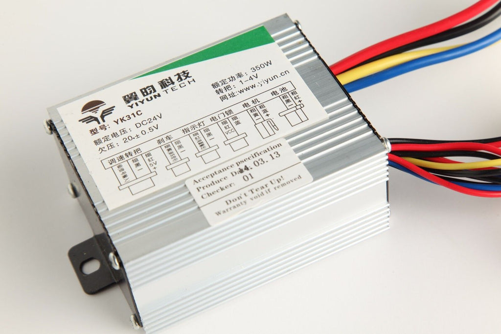 24 Volt electric motor kit w Batteries, Speed Control box & Foot Pedal ...