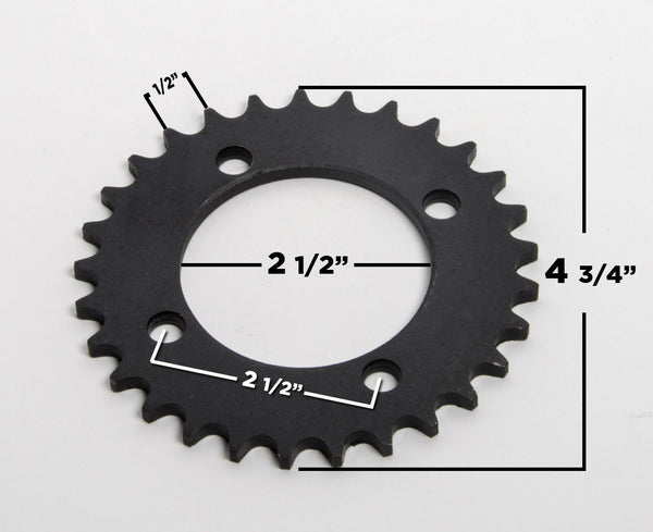 Sprocket drive wheel gear w Chain #420 29T 4 hole f ATV UTV DIY GoKart ...