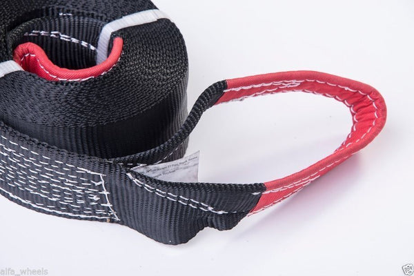 Tow Strap Winch Sling 3"x20ft 14000lbs OffRoad Vehicle Recovery SUV AT ...