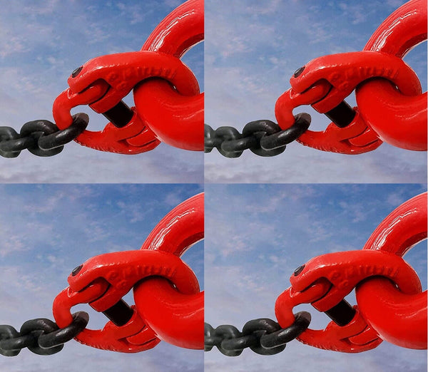 4x Chain Coupling Link 1/2" G80 grade 80 Hammer Lock Connector 7100lb ...