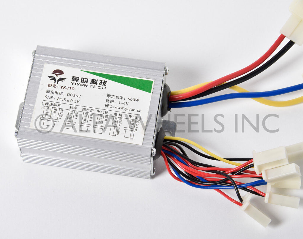 500 W 36V DC Yiyun YK31 control Module+KeyLock Switch f electric brush ...