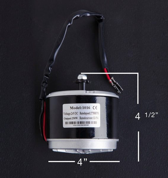 350 Watt 24 Volt electric motor kit w speed controller Thumb Throttle ...